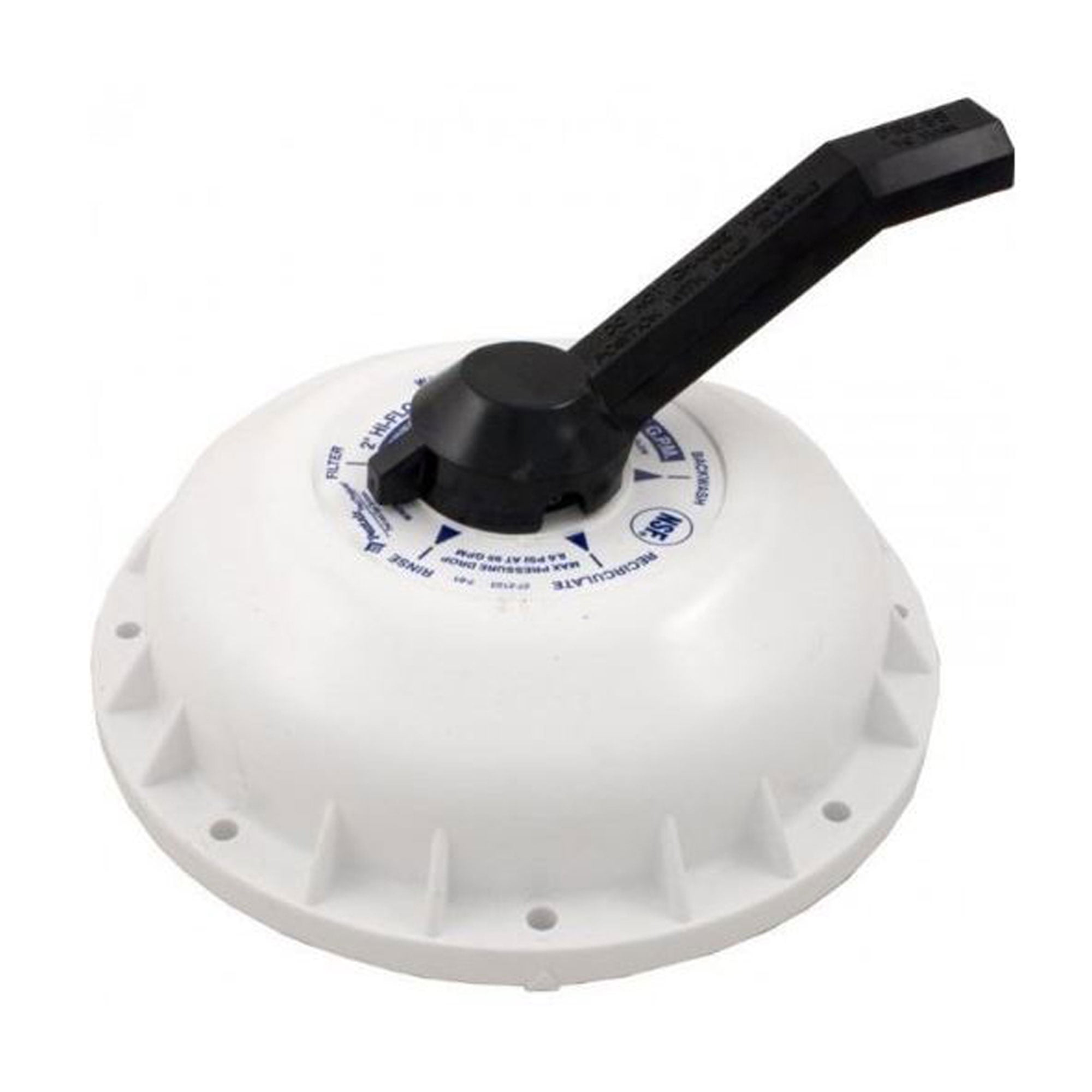 Pentair Hi Flow Swimming Pool & Spa 2 Inch Valve Top Assembly Replacement, White - Walmart.com