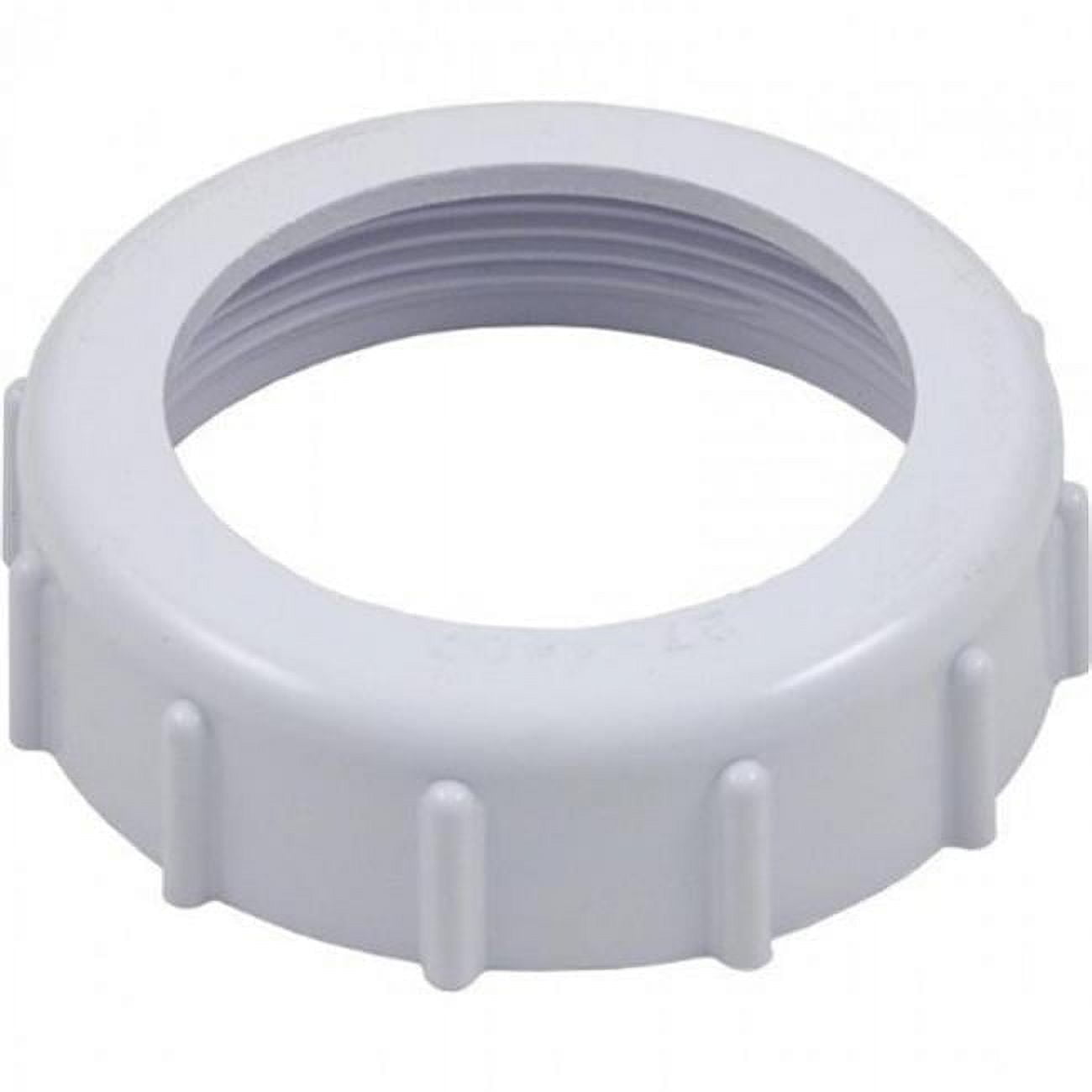 Pentair 274407 White Bulkhead Adapter Nut Replacement Hi-Flow Pool and ...