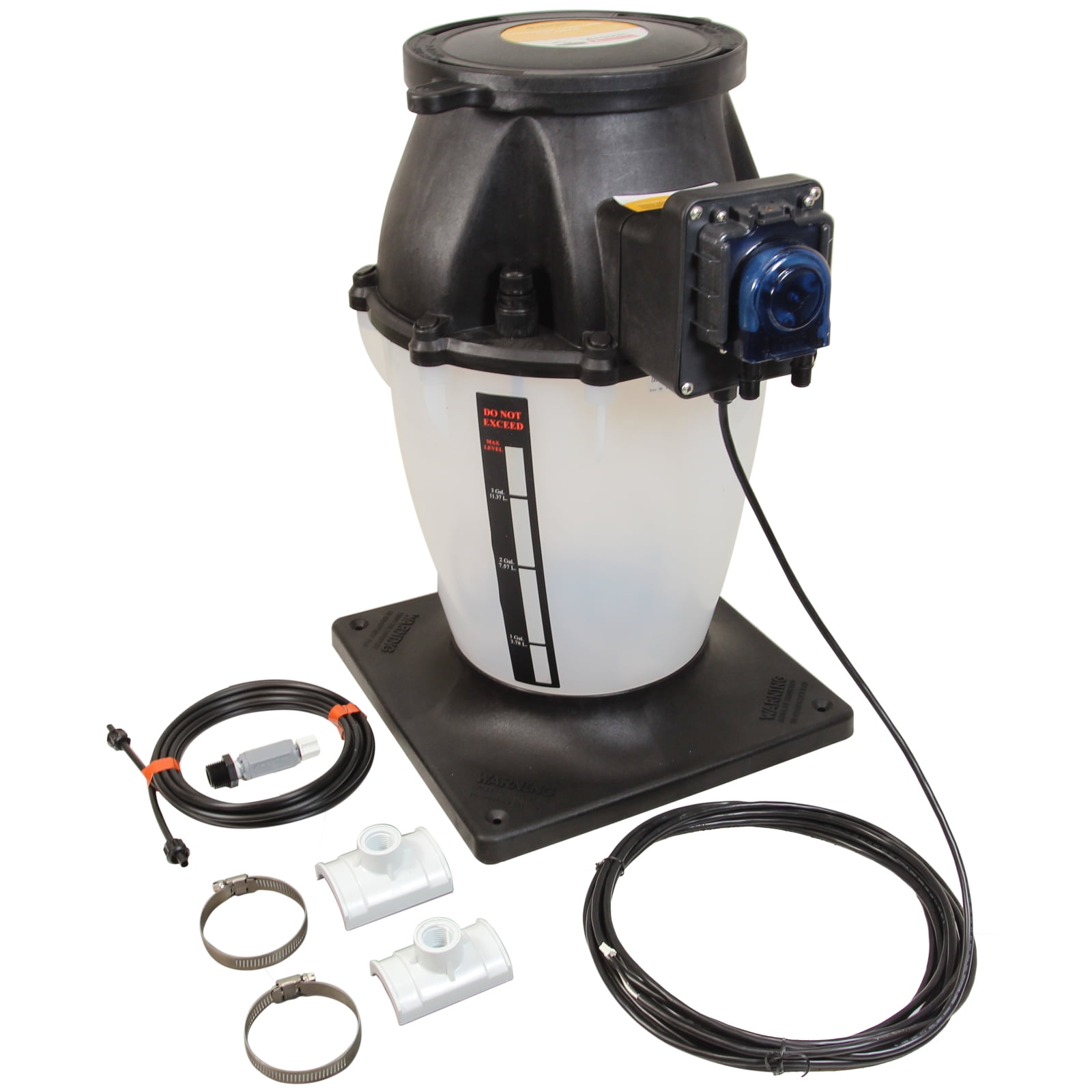 Pentair Chlorine Tank with Tank Mounted Pump for IntelliChem 522473 ...