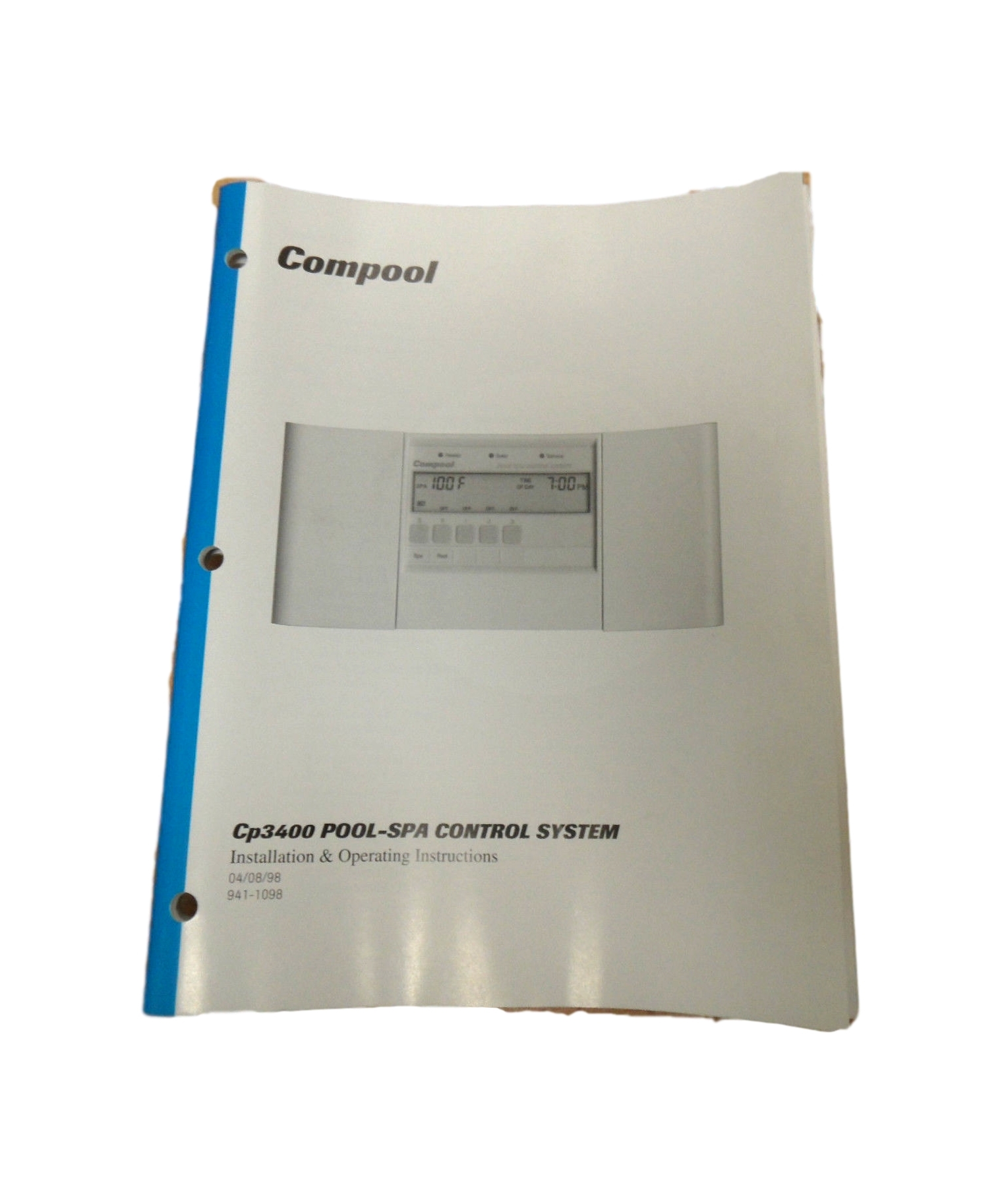 Pentair Compool CP3400 Pool & Spa Control System Owner Manual ...