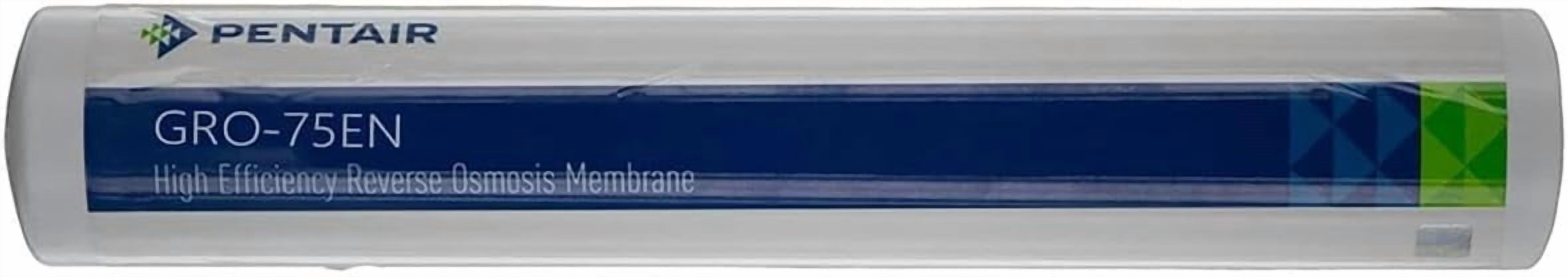 Pentair GRO 1 to 1 Reverse Osmosis Membrane Filter 75 GPD Encapsulated ...