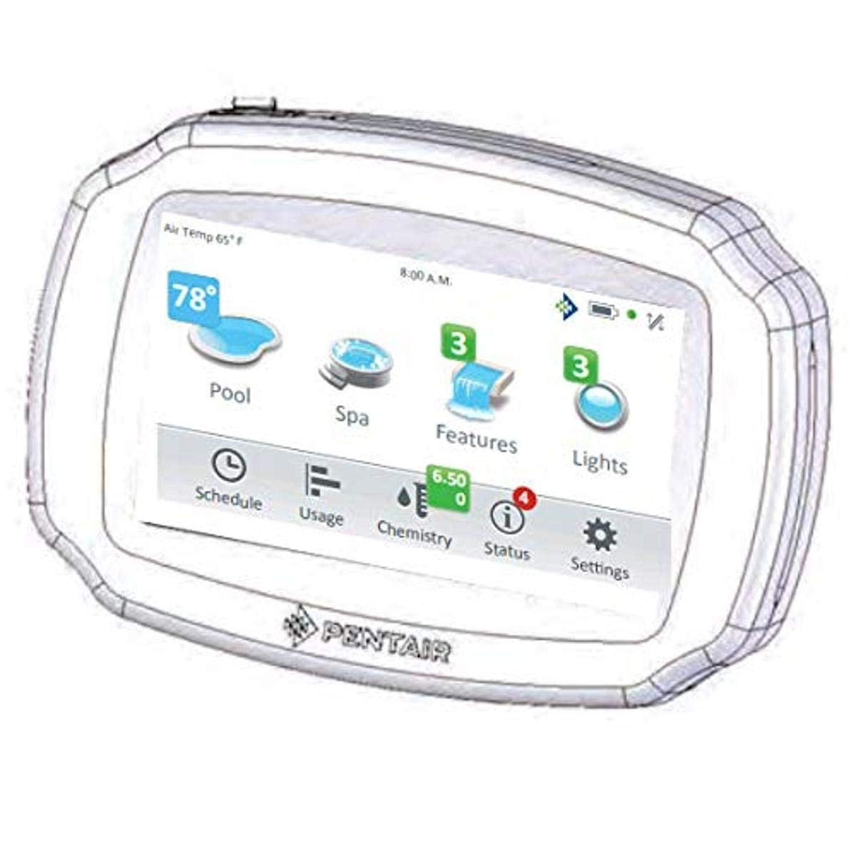 Pentair Indoor Control Panel, IntelliCenter, White 522035 - Walmart.com