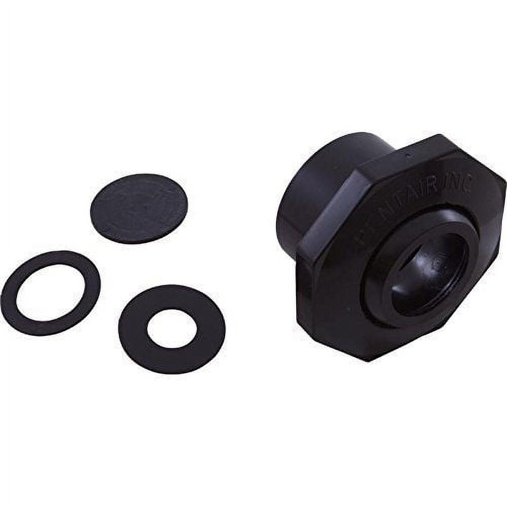 Pentair Inlet Fitting, 1-1/2" s, Economy Insider, Black Part # 542003 ...