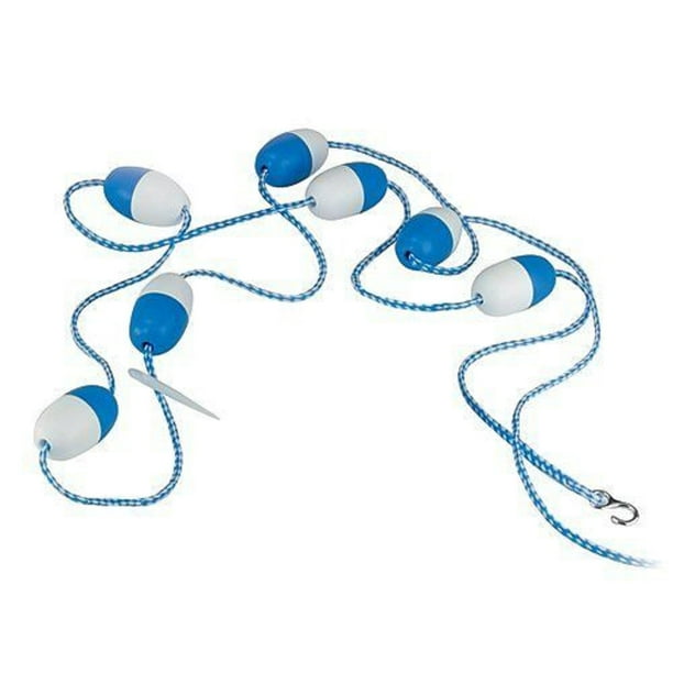 Pentair R181216 18-Feet Pool Safety Float Lines with 7 Floats Brass ...
