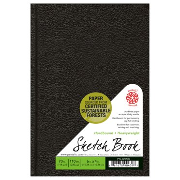 Art Alternatives Hard-Bound Sketch Book, 4" x 6" - Walmart.com