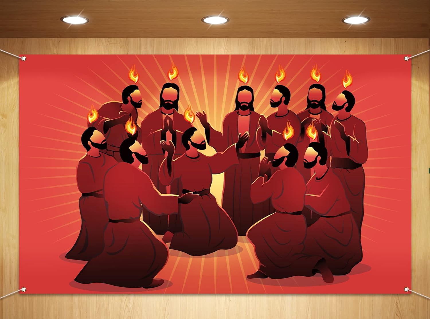 Pentecost Photo Booth Backdrop Come Holy Spirit Christian Holiday Party Decor Indoor Outdoor ...