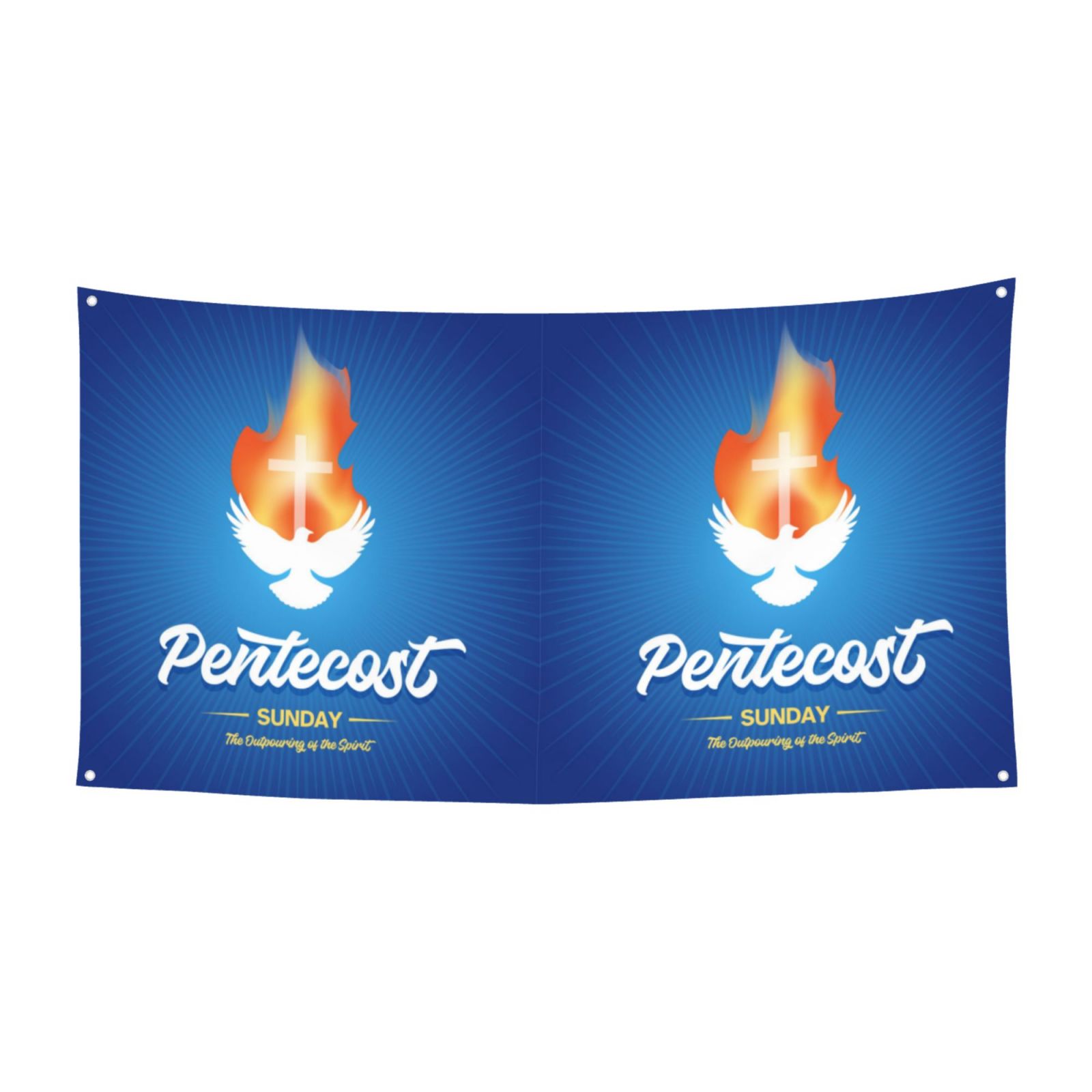 Pentecost Sunday 2023 Christian Holiday Banner Backdrop Large Banner ...