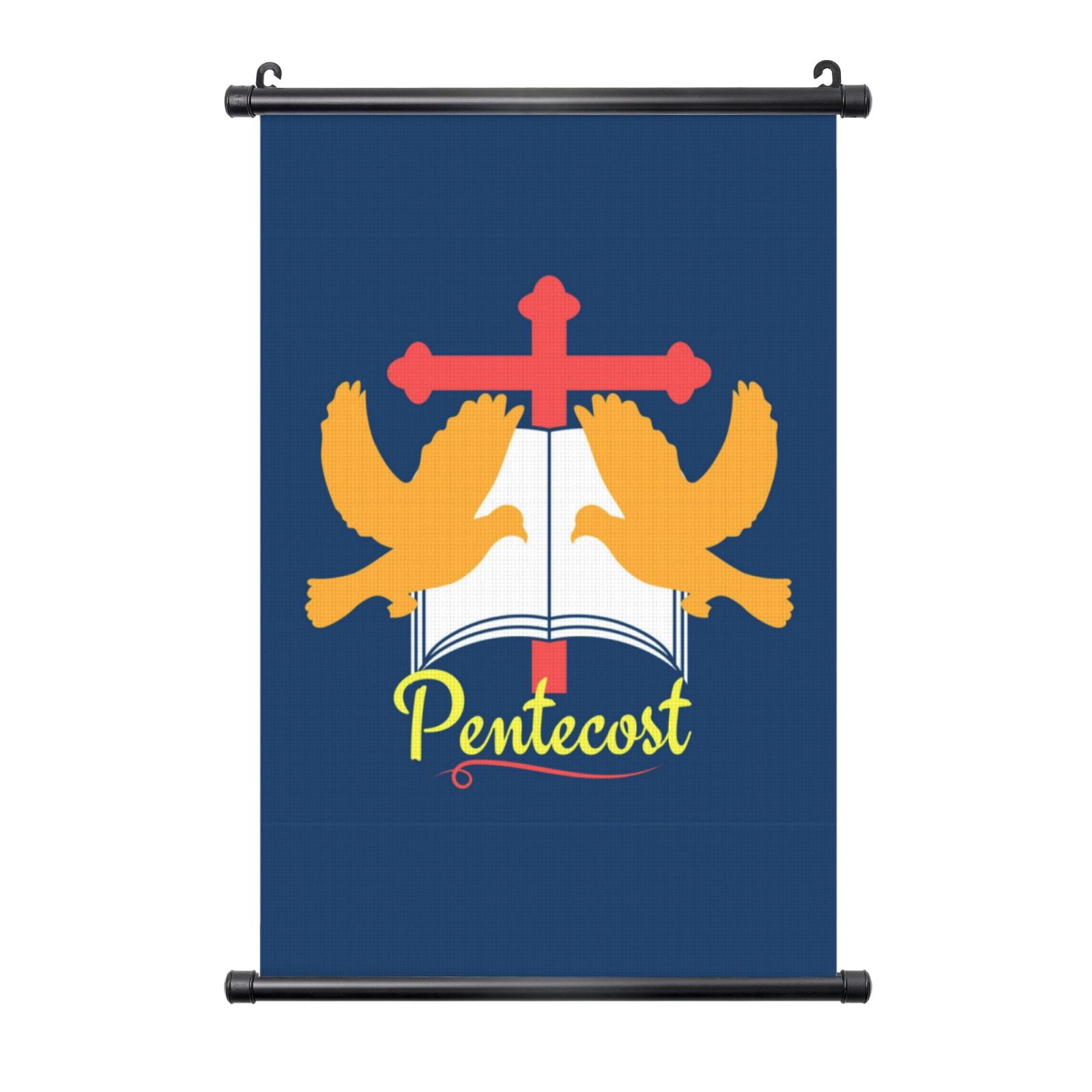 Pentecost Sunday 2025 Christian Holiday Poster Wall Art Banner Backdrop ...