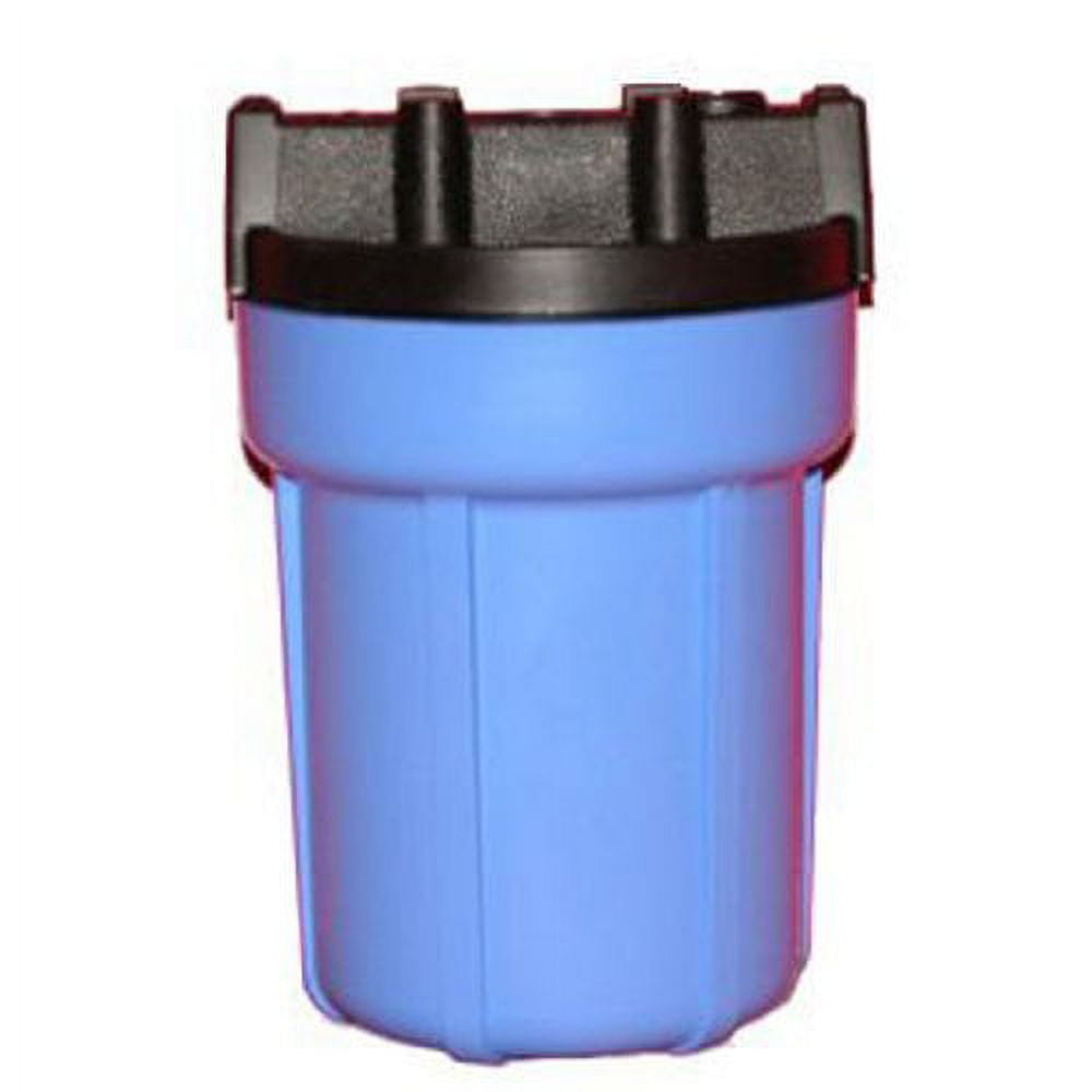 Pentek 158203 Slim Line Blue Filter Housing, 5 Inch, 1/2 Inch NPT ...