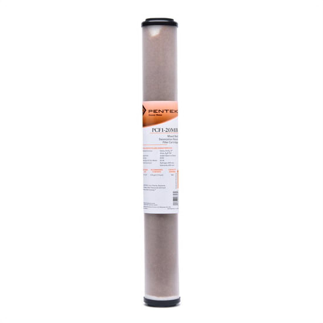 Pentek PCF1-20MB Water Deionization Filter Cartridge, 20 inch x 2-1/2 ...