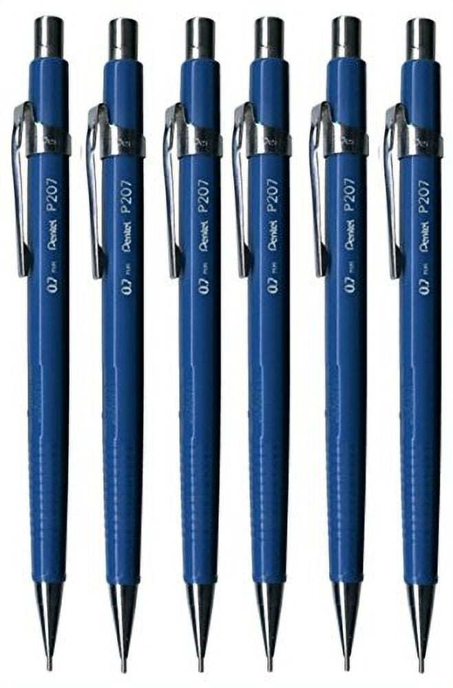 Pentel 0.7mm (P207-C) Blue P200 Series Automatic Mechanical Drafting ...