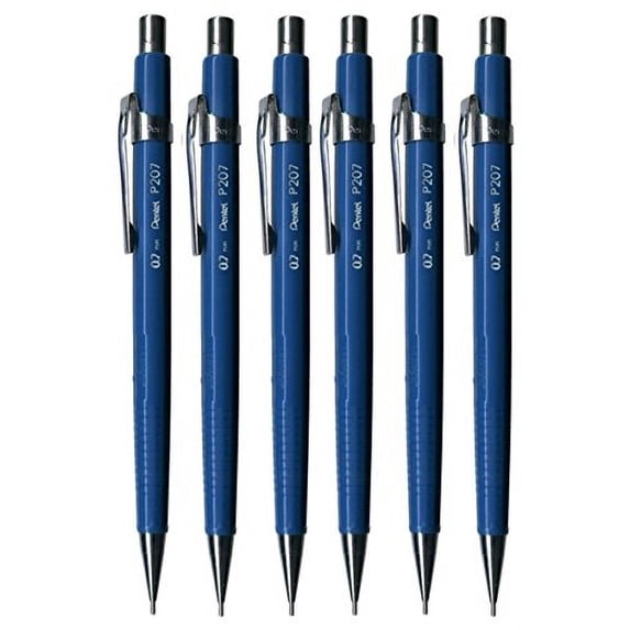 Pentel 0.7mm (P207-C) Blue P200 Series Automatic Mechanical Drafting ...