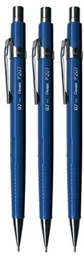 Pentel P200 Series 0.7mm Blue Automatic Mechanical Drafting Pencil with ...