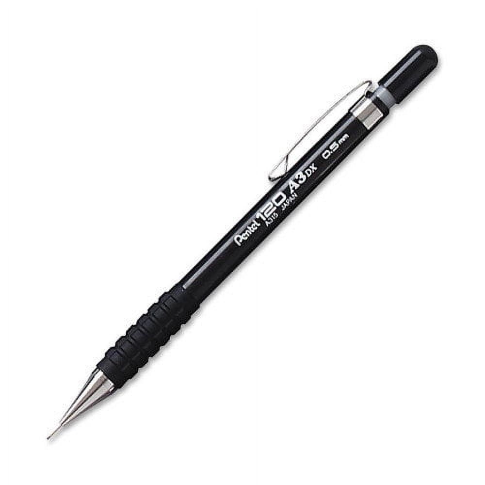 Pentel 120 A3 - Mechanical pencil - HB - black - 0.5 mm - fine - with ...