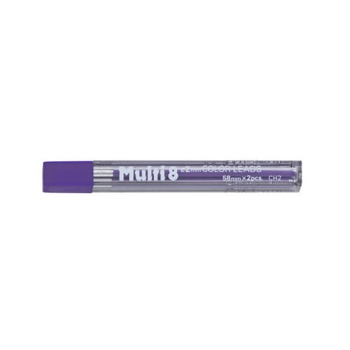 Pentel Arts 8 Colour Pencil Lead Refill, Violet, 24 Pieces of Lead (CH2 ...