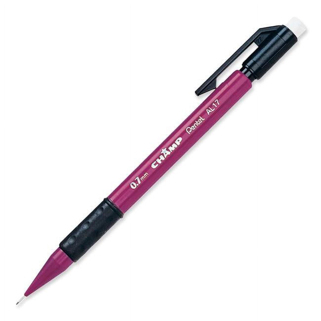 Pentel Champ Automatic Pencil, 0.7mm, Violet Barrel, Box of 12 (AL17V ...