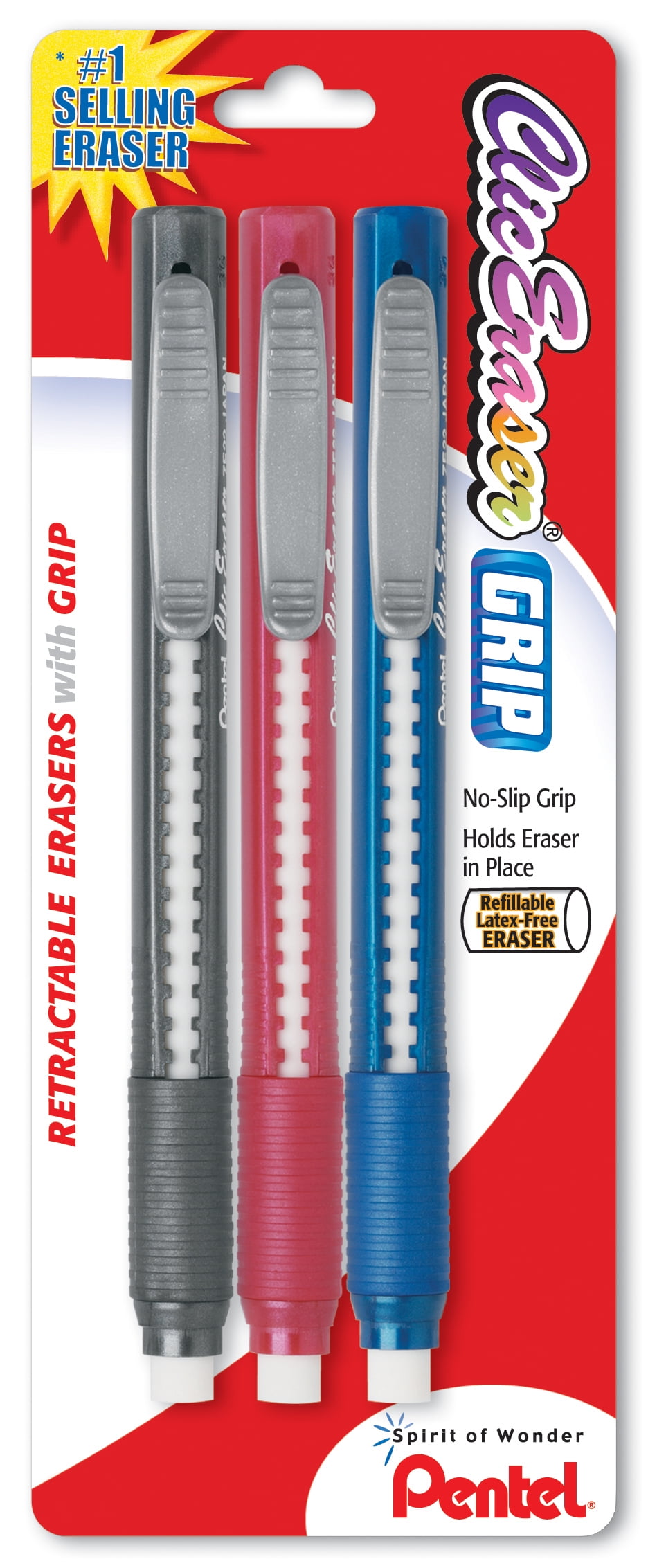 Pentel Clic Eraser, Retractable Eraser with Grip, Nepal | Ubuy