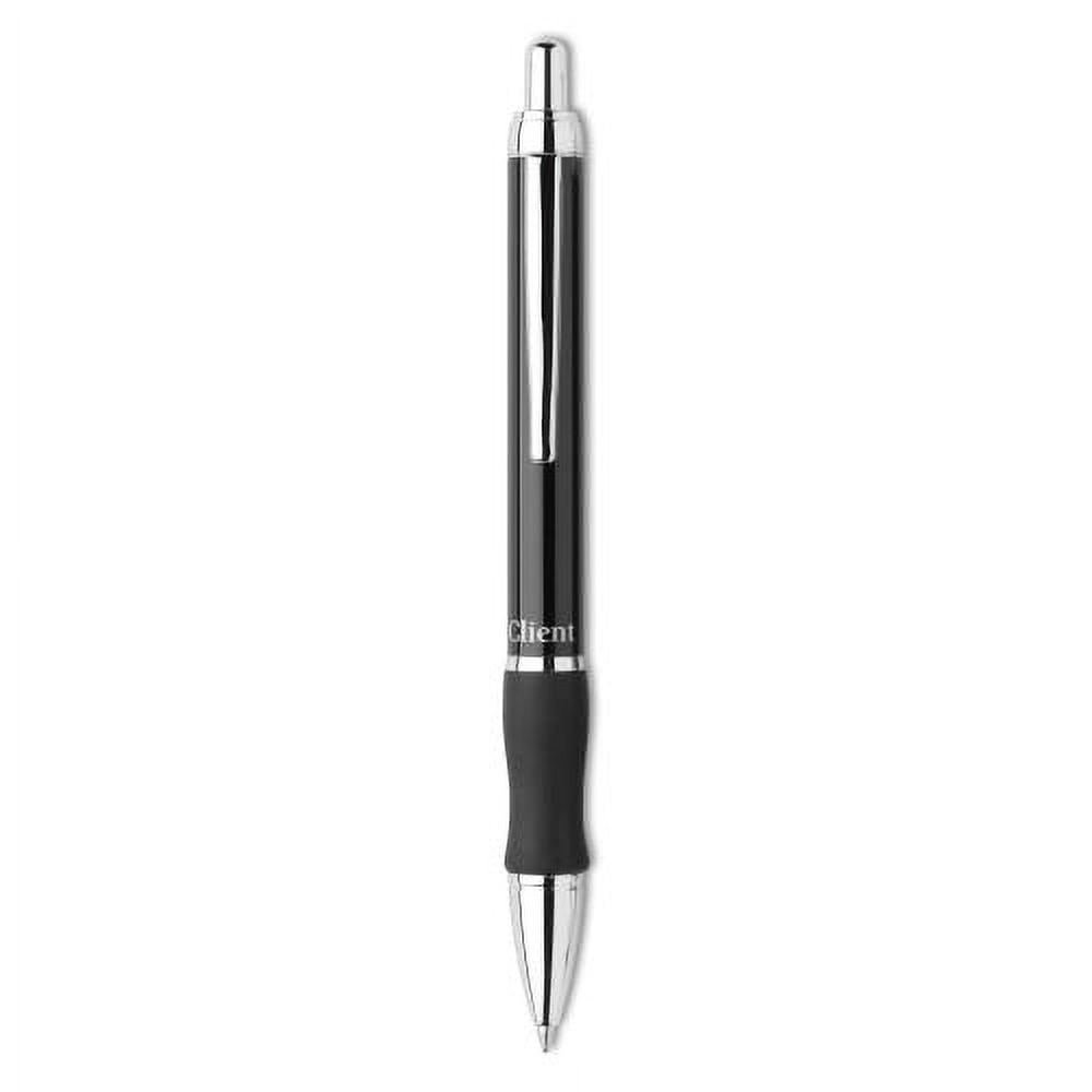 Pentel Client Ballpoint Pen, Retractable, Medium 1 mm, Black Ink, High ...