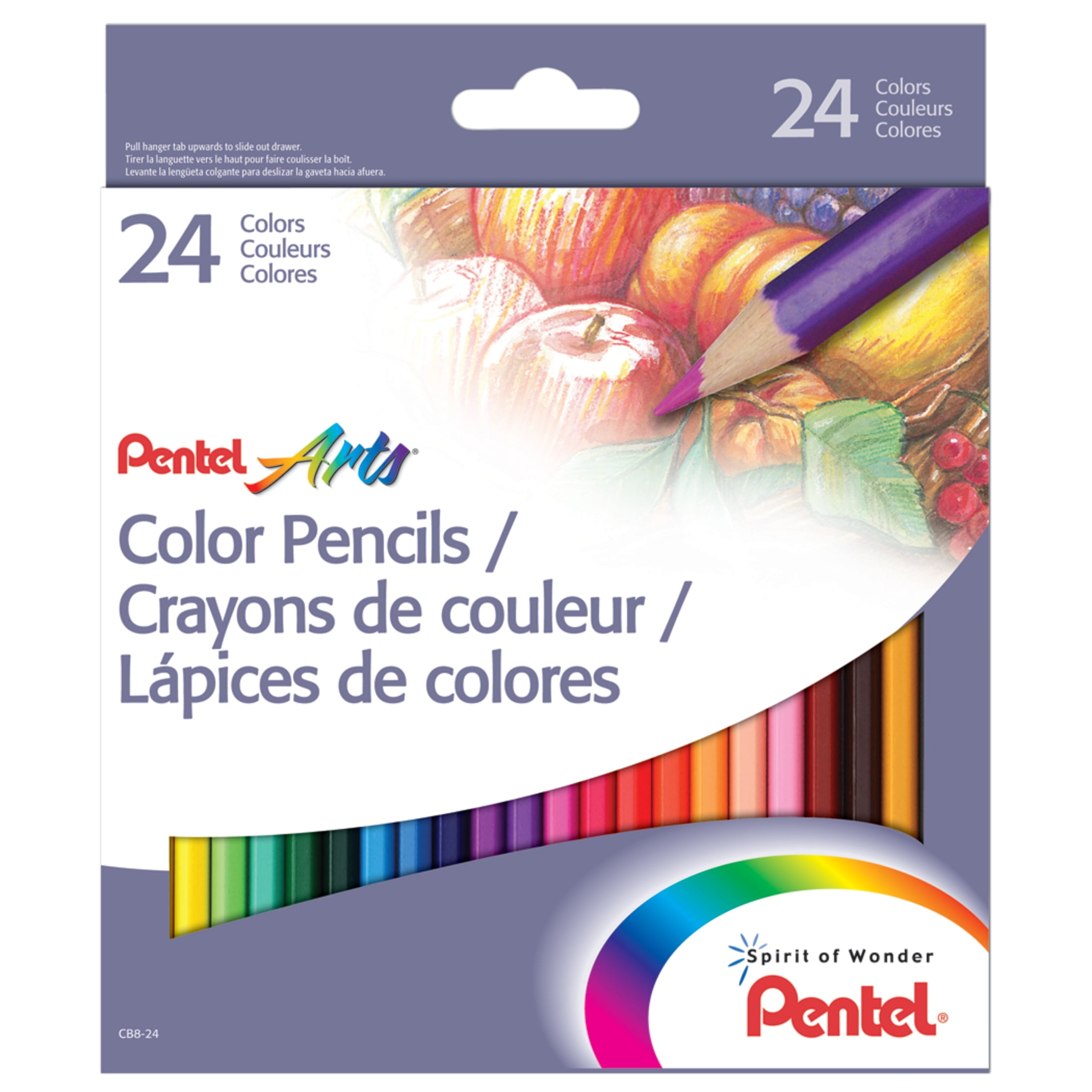 Pentel Colored Pencil Set, 24-Colors - Walmart.com