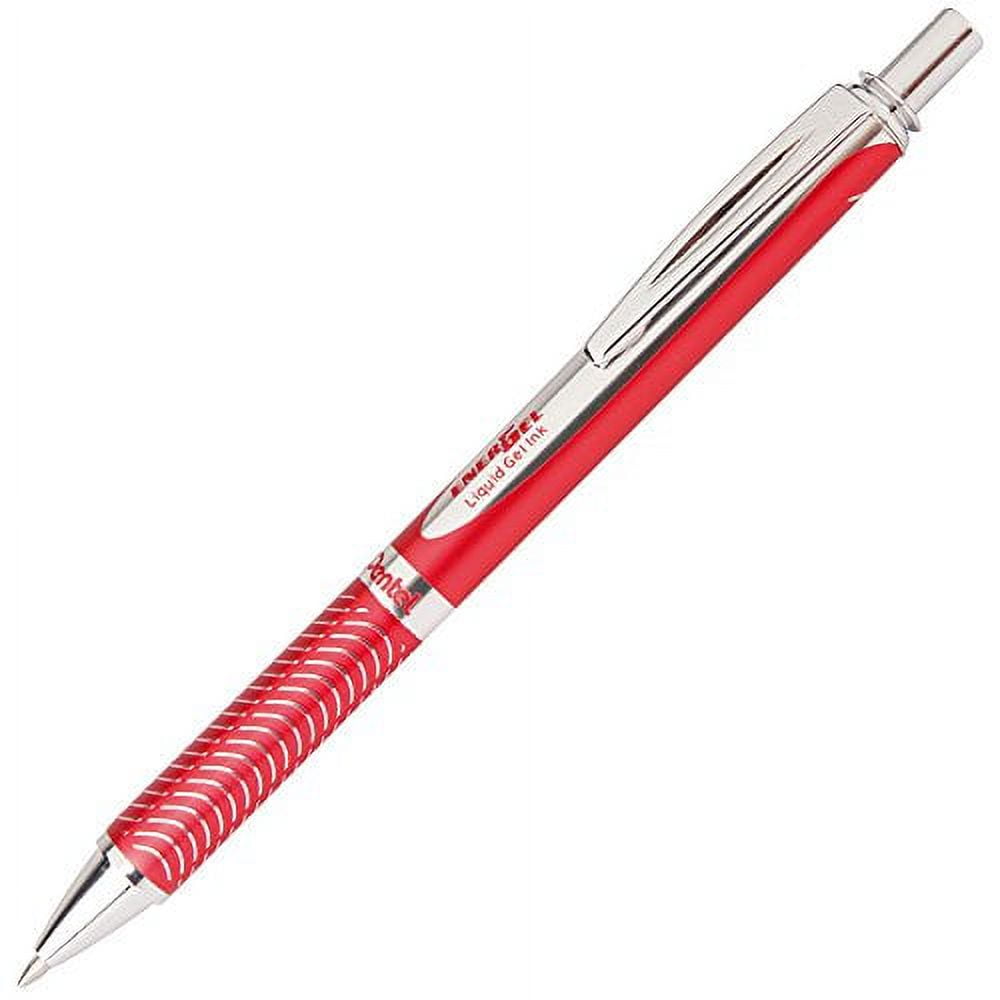 Pentel EnerGel Alloy Retractable Gel Pen - Red - Walmart.com