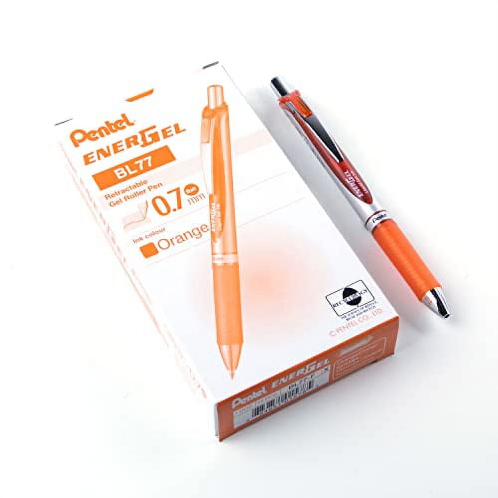 Pentel EnerGel Deluxe RTX Retractable Liquid Gel Pen, Medium Line ...