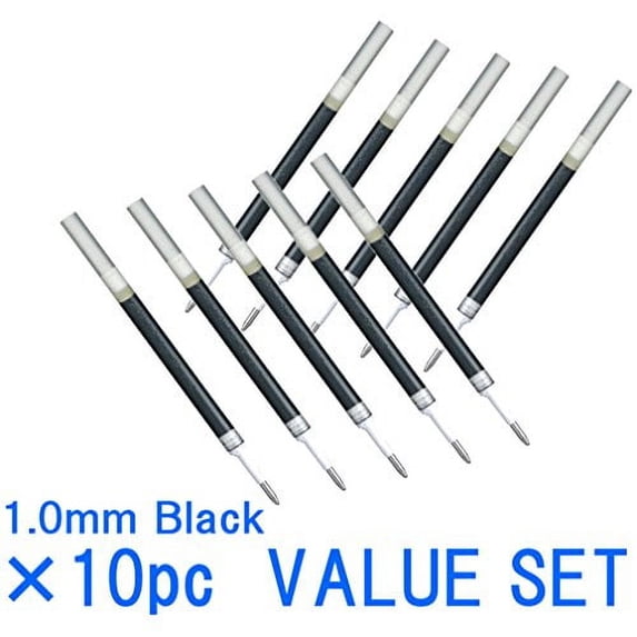 Pentel, Liquid Gel Pen Refill, 1.0mm, Black Ink, 10 Pack - Walmart.com