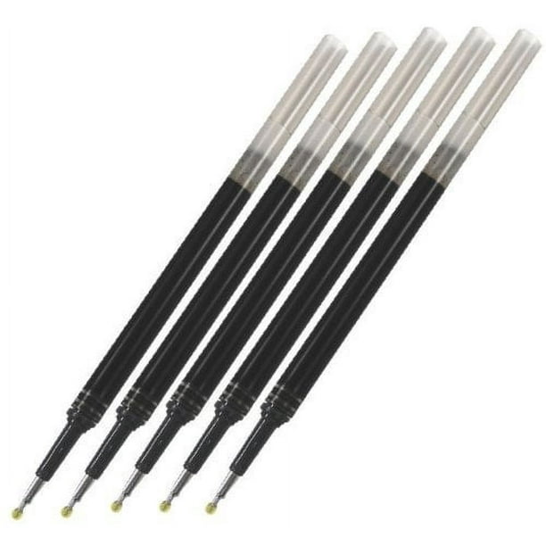 Pentel Energel Liquid Gel Pens Refills, Fine Line, 0.5 mm, Black Ink, 5 ...
