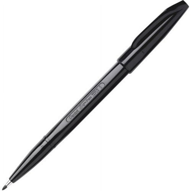 Pentel Fiber-tipped Sign Pens Bold Pen Point - Black Water Based Ink ...