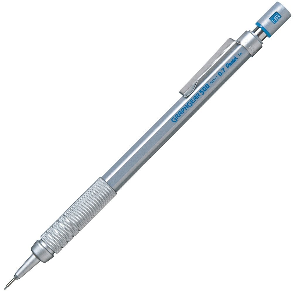 Pentel GraphGear 500 07 MM HB Mechanical Pencil Lead Of Grade HB Mini ...