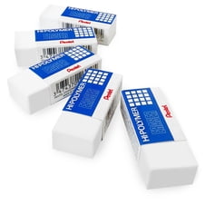Office Supplies Pencil and Pen Cap Erasers in Multiple Colors