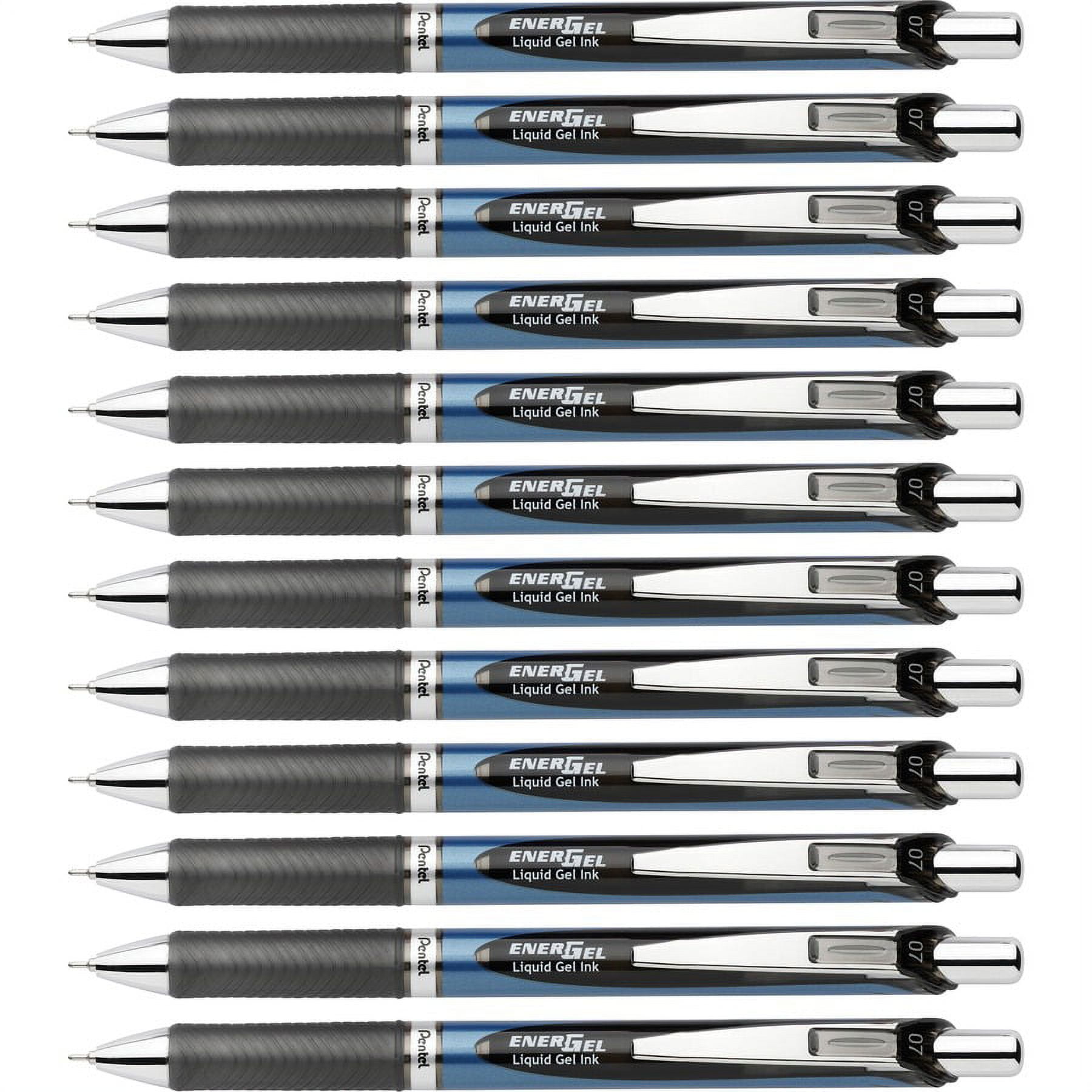 Pentel Needle Tip Liquid Gel Ink Pens - Refillable - Retractable ...
