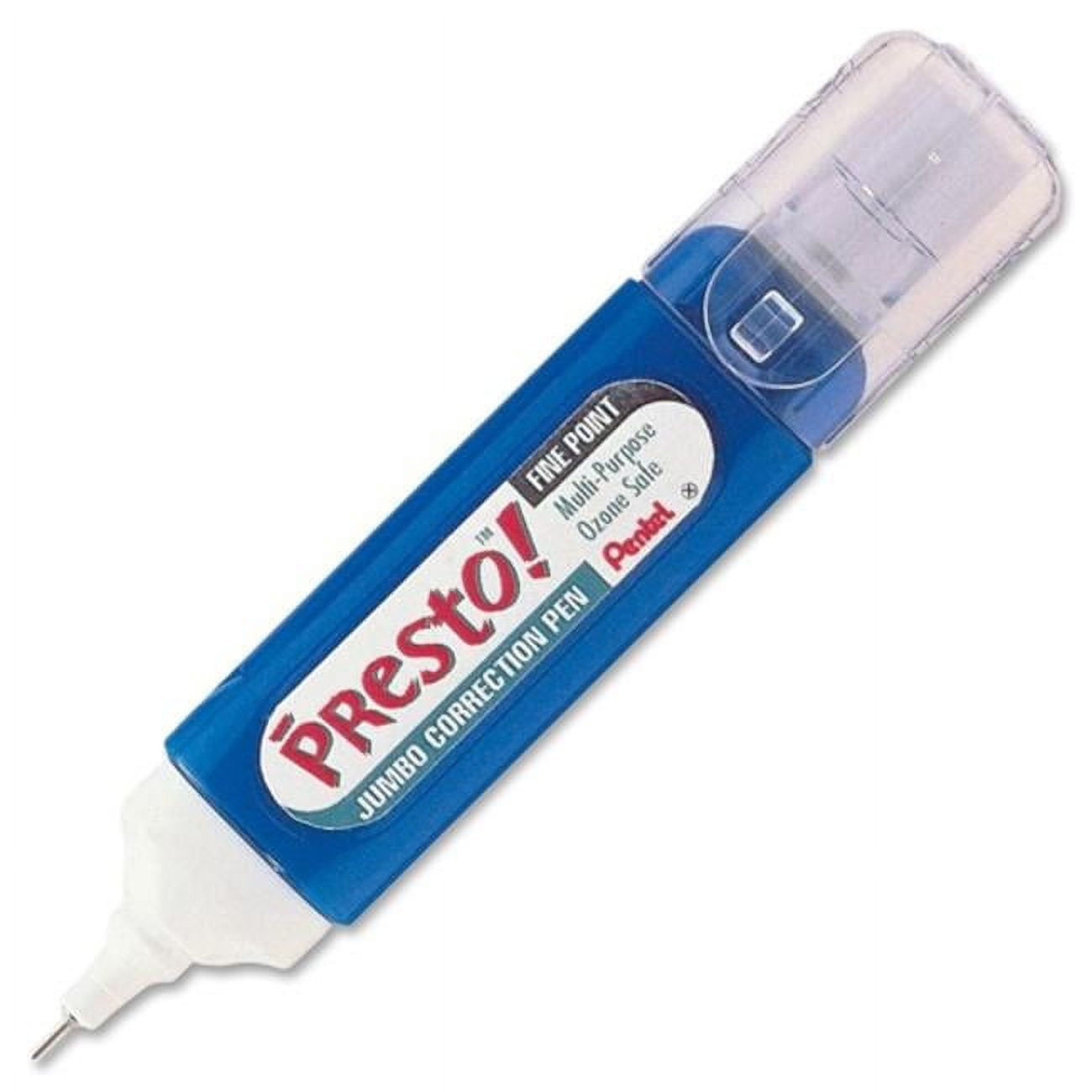 Pentel(R) Presto(TM) Jumbo Correction Pen, Fine Point, 12 ml - Walmart.com