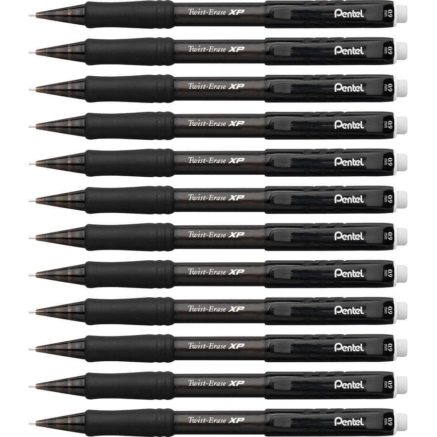 Pentel, PENQE419A, Twist-Erase Express Automatic Pencils, 12 / Dozen ...