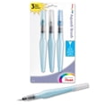 Pentel Pentel Arts Aquash Water Brush Set, Fine, Medium, Bold Points, 3 ...