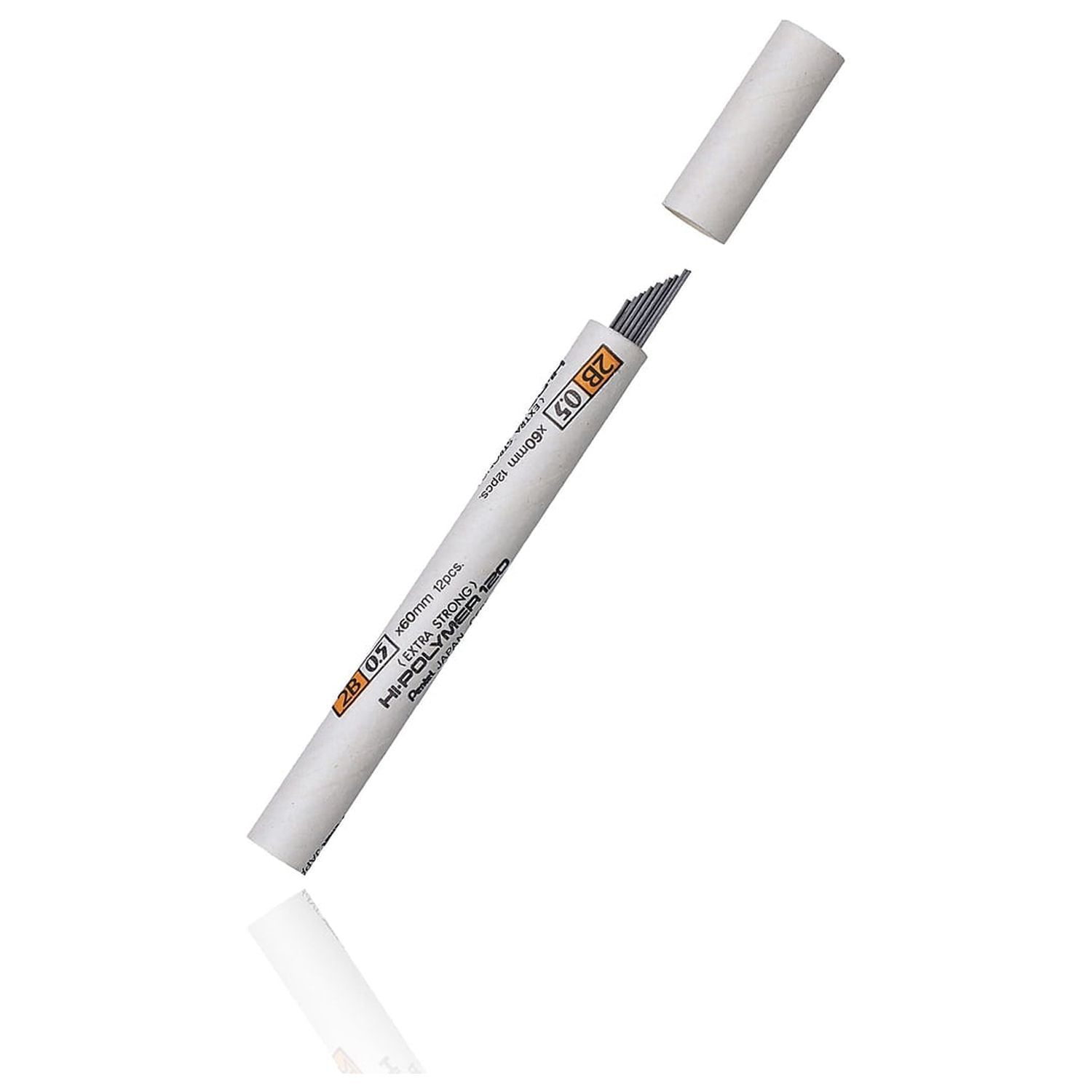 Pentel Premium Hi-Polymer Lead Refills 0.5mm C525-2B - Walmart.com