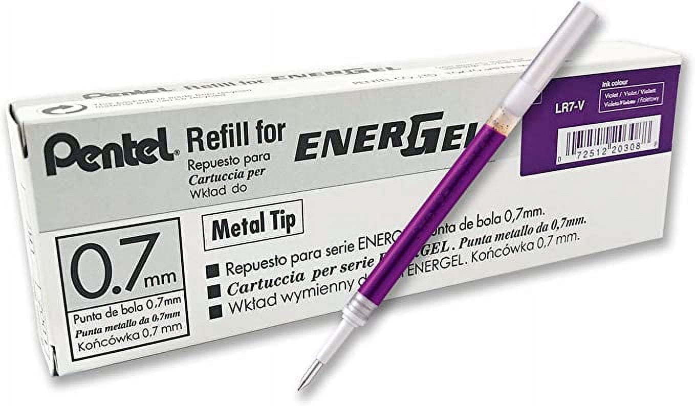 Pentel Refill for EnerGel (BL57, BL77, BL407, BL107, BL117), (0.7mm ...