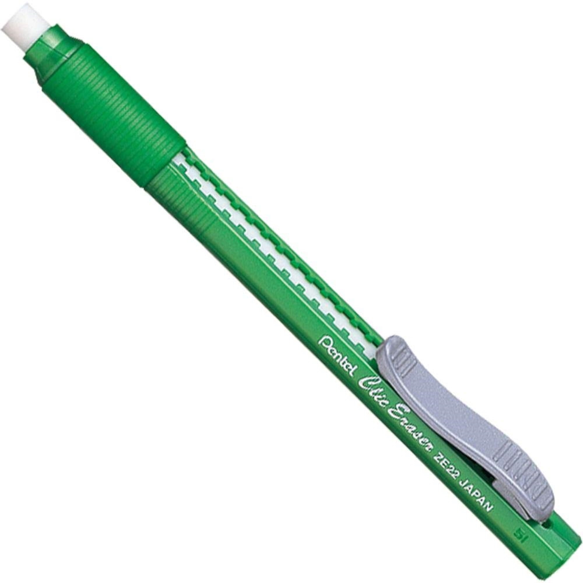 Pentel Retractable/Refillable Pen-shaped Erasers -PENZE22K - Walmart.com
