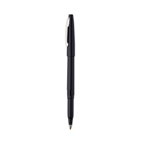 Pentel Rolling Writer Roller Ball Pen, Stick, Medium 0.8 mm, Black Ink ...