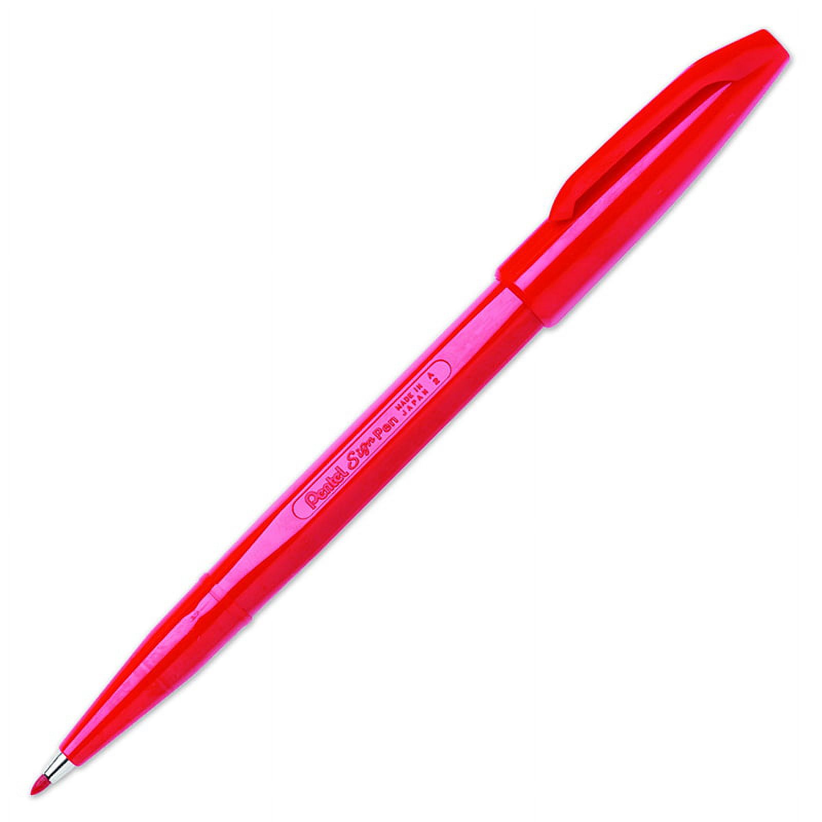 Pentel Sign Pen Red 24 Ea S520B - Walmart.com