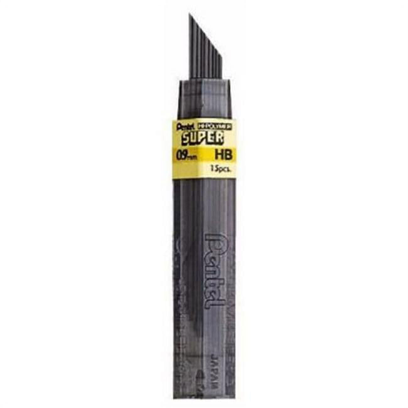 Pentel Super Hi-Polymer Lead Refill, 0.9mm Thick, 2H, 180 Pieces of ...