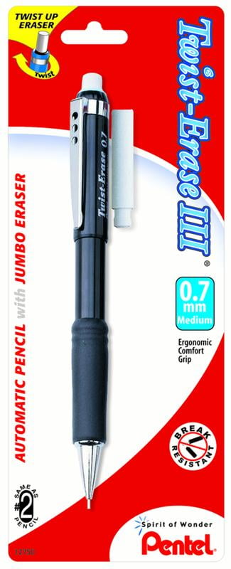 Pentel Twist-Erase III Mechanical Pencil, .7mm, Refillable with Hi ...