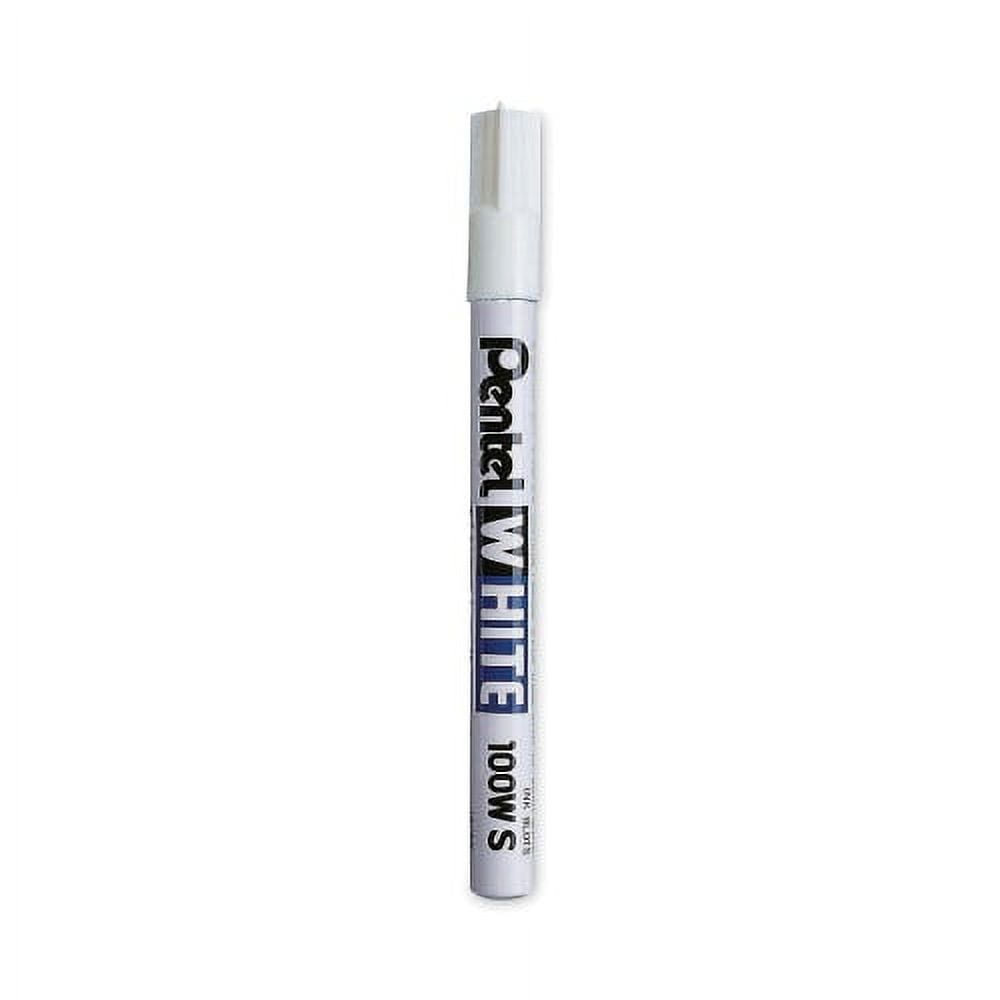 Pentel White Permanent Marker, Fine Bullet Tip, White, Each - Walmart.com