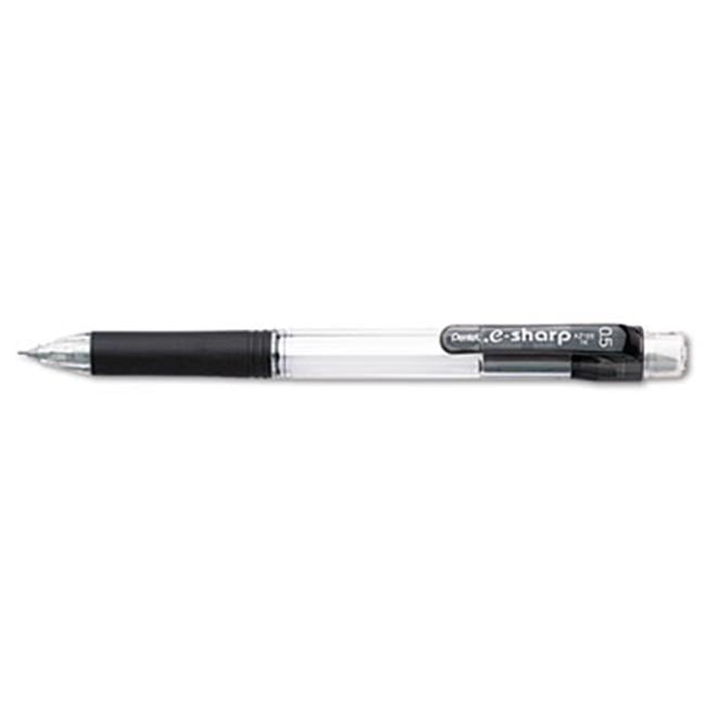Pentel .e-Sharp Automatic Pencil 0.50 mm Black Barrel Pack of 12 ...