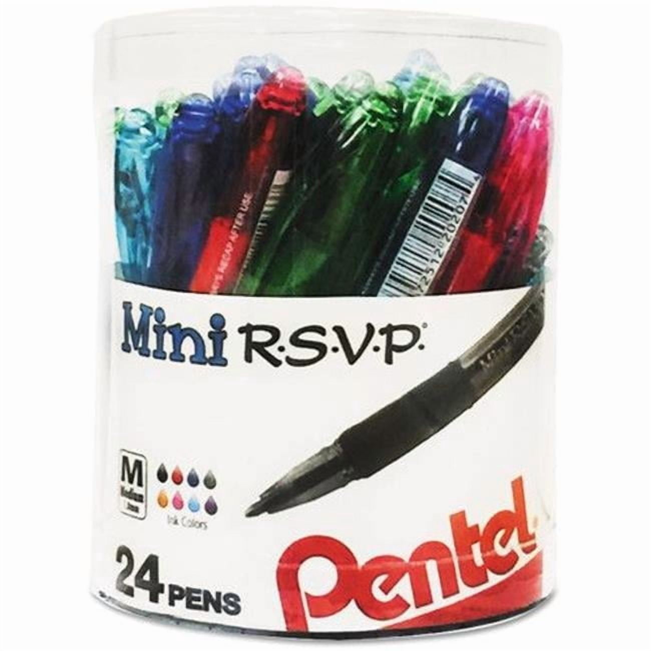 Pentel of America RSVP Mini Ballpoint Pens Pentel - Pack of 24 ...