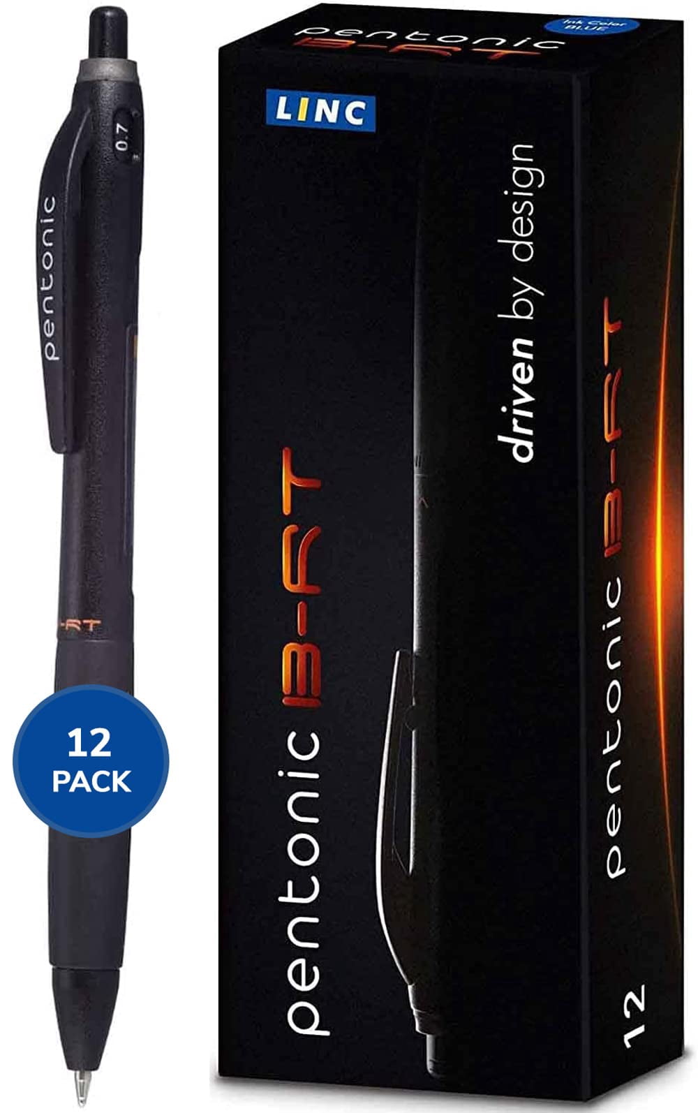 Frixion Erasable Pens Pentonic Ballpoint Pens, 10 Count, Frosted Pale ...
