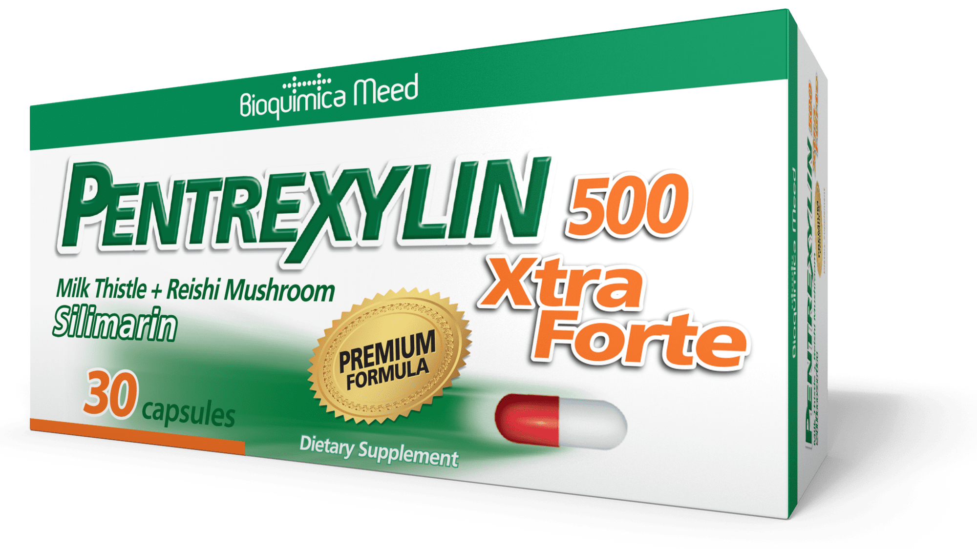 Pentrexylin 500mg Xtra Forte Immune Support Supplement w/30 Capsules ...