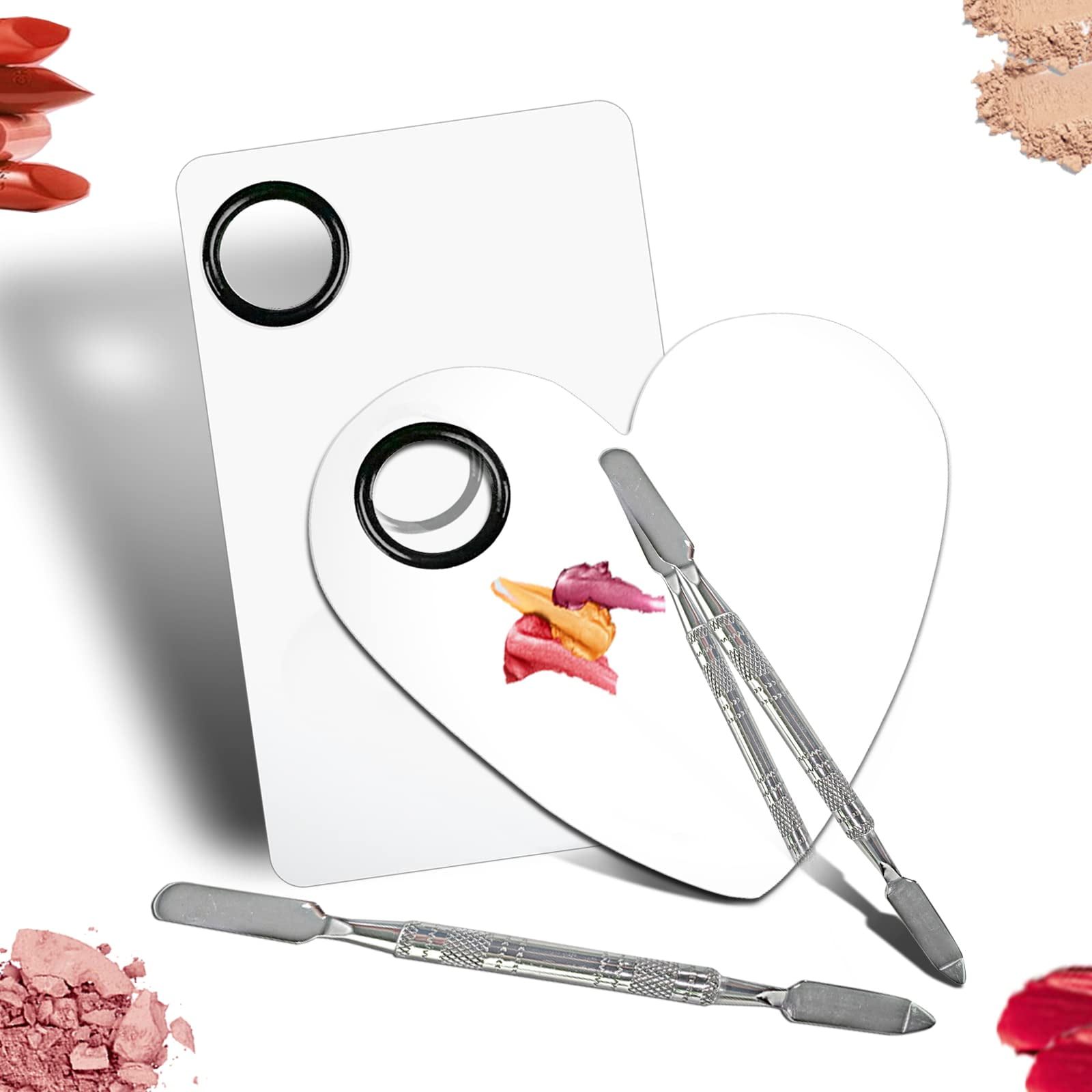 Penugo Upgrade Mixing Makeup TSF6 Palette, Heart Stainless Steel ...