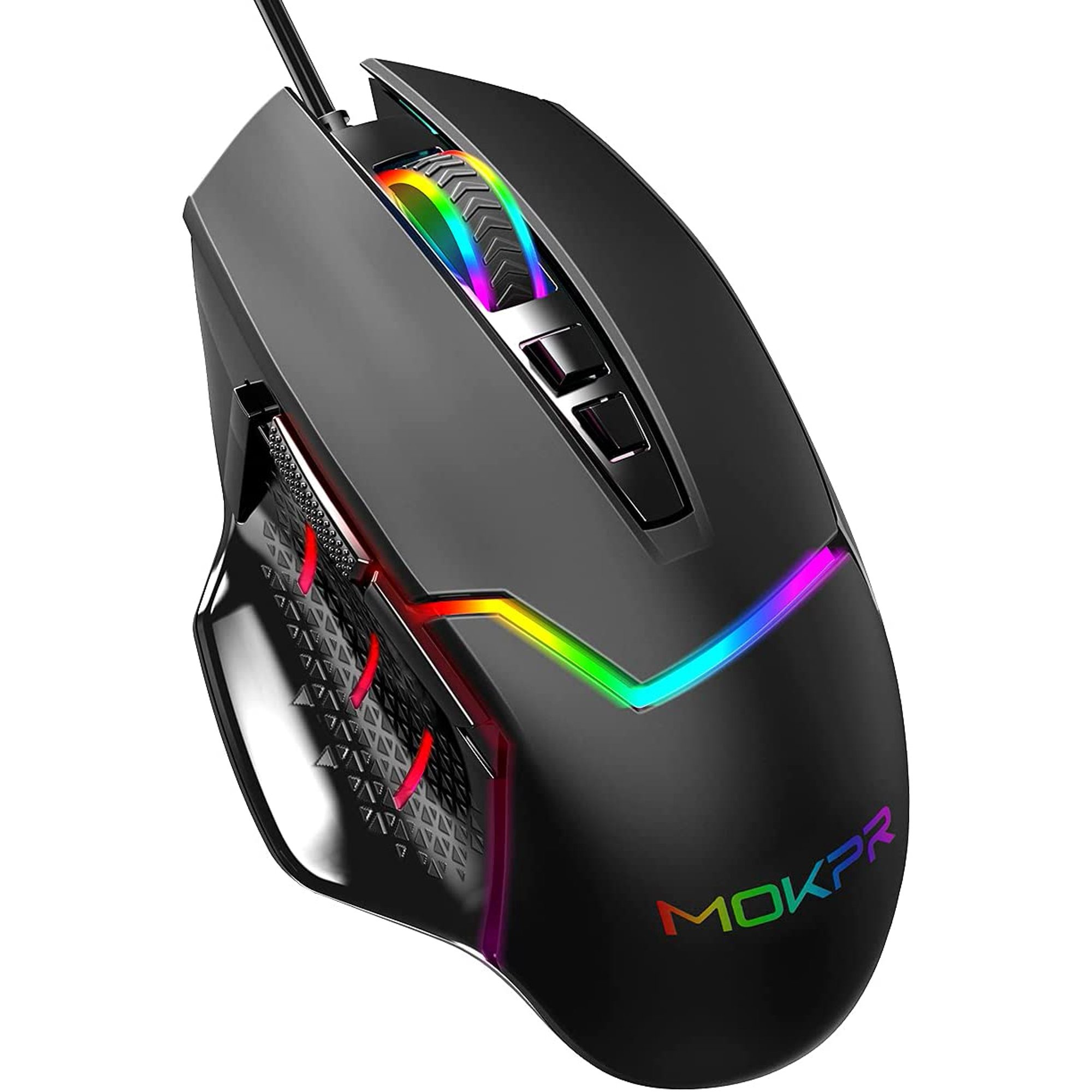 RGB Gaming Mouse, 8000 DPI Wired Optical Gamer Mouse, USB Optical PC ...
