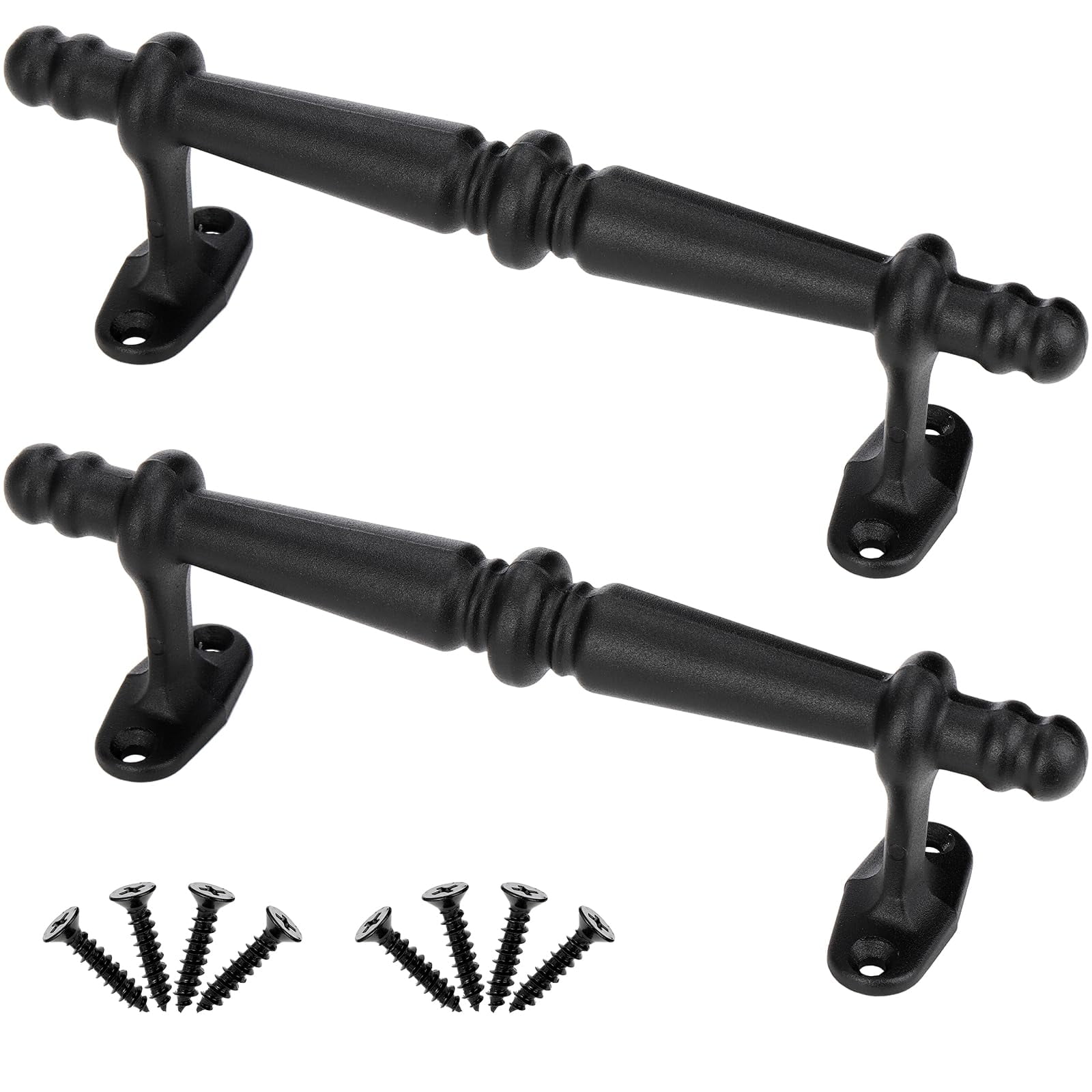 Peohud 2 Pack Sliding Barn Door Handles, 9 Inch Heavy Duty Gate Pull ...