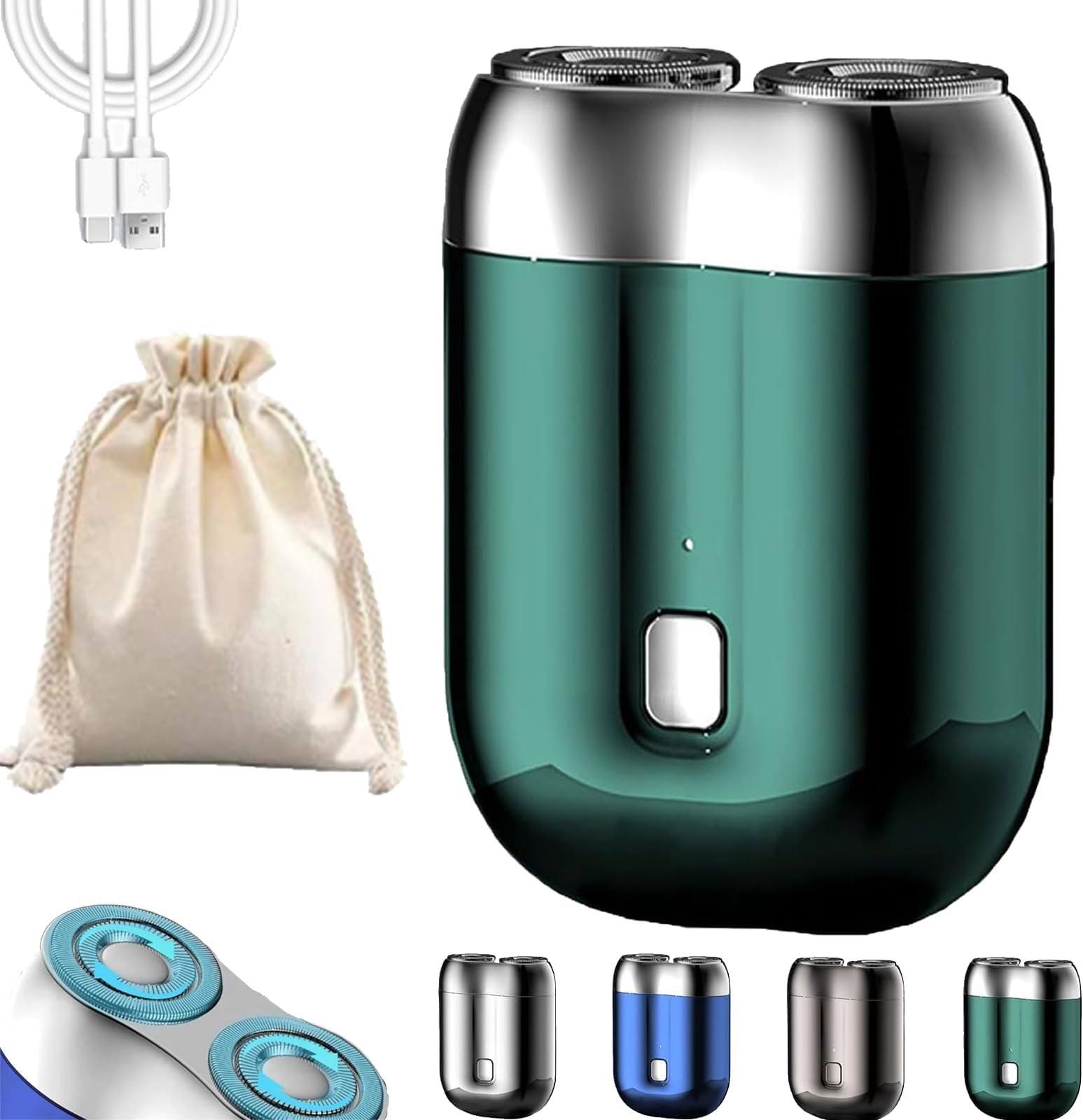 Peonly Electric Razor, Mini Razor Dual Head Portable, New Model Mini ...